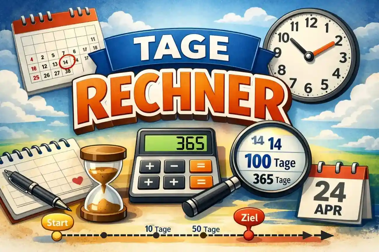 Tage Rechner – Tage Zwischen Zwei Daten Berechnen