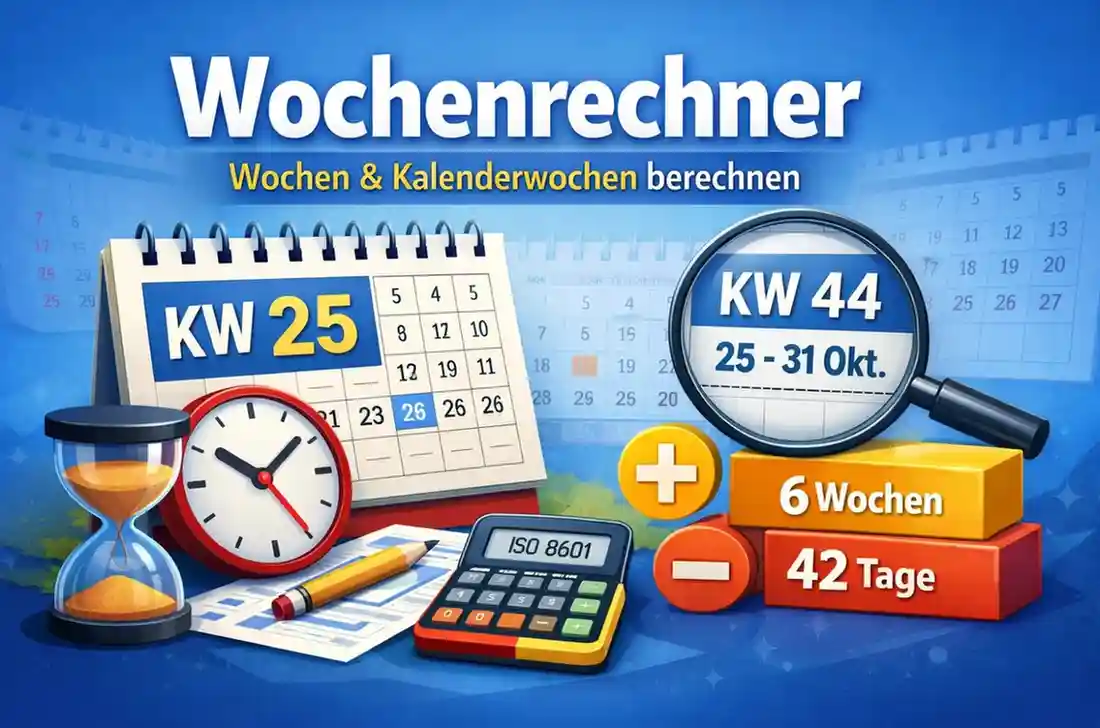 Wochenrechner Online – Wochen & KW Berechnen