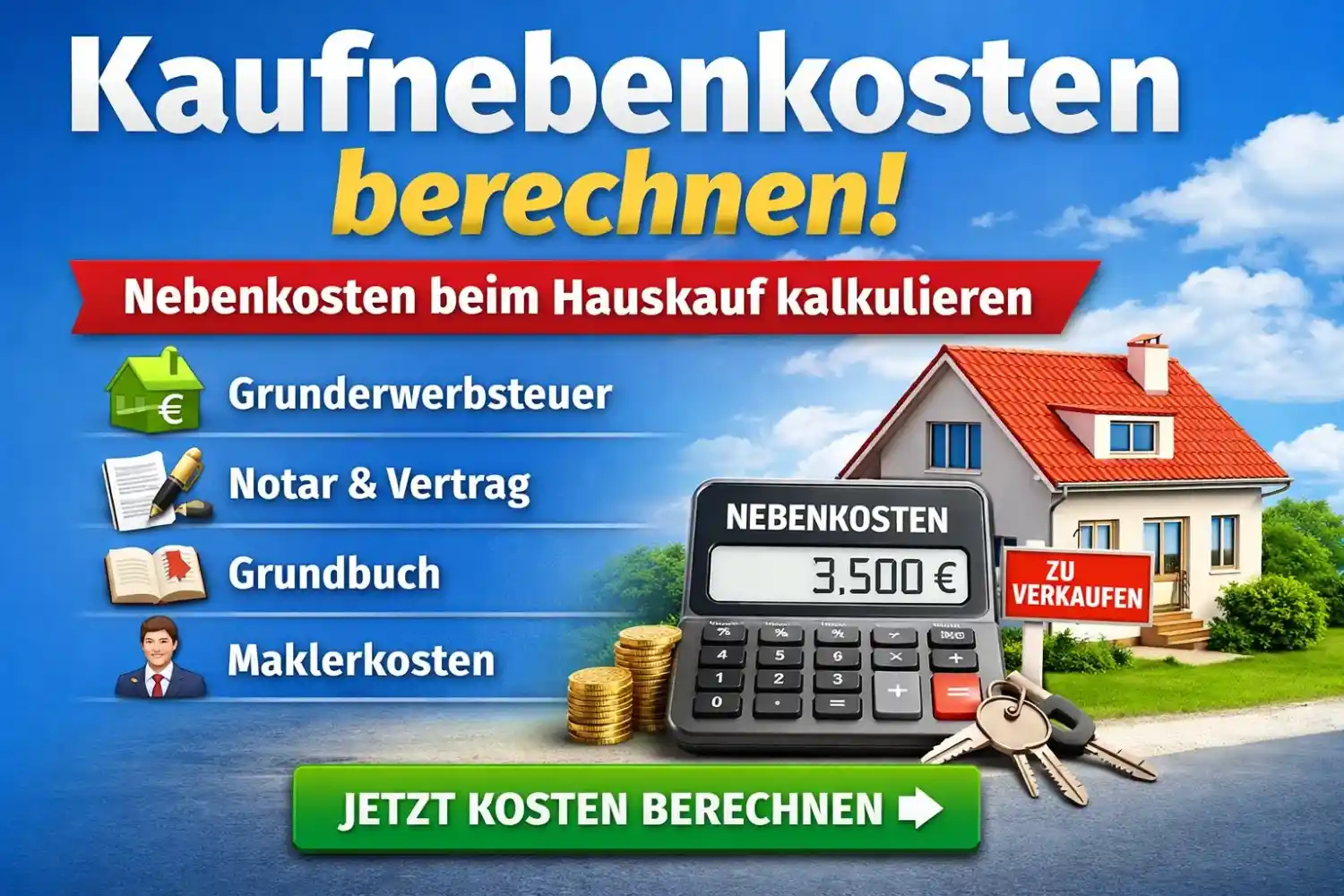 Hauskauf Nebenkosten Rechner 2016